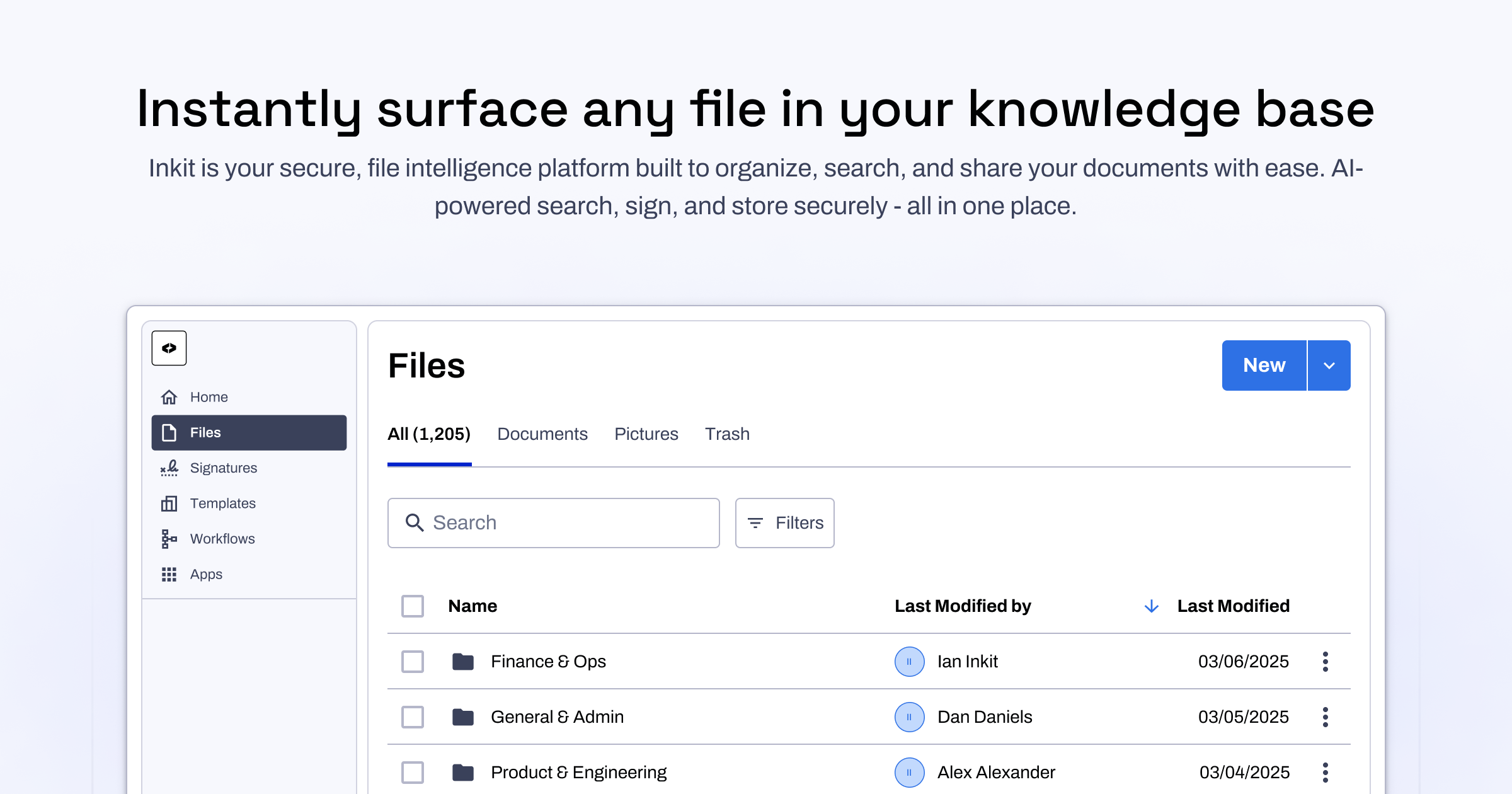 Inkit | File Intelligence Platform